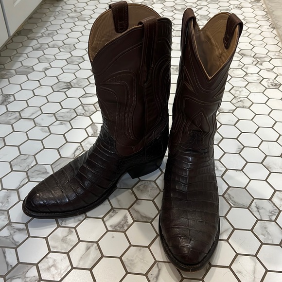 Tecovas | Shoes | Tecovas Mens Dillon Cowboy Boots Cayman Alligator ...